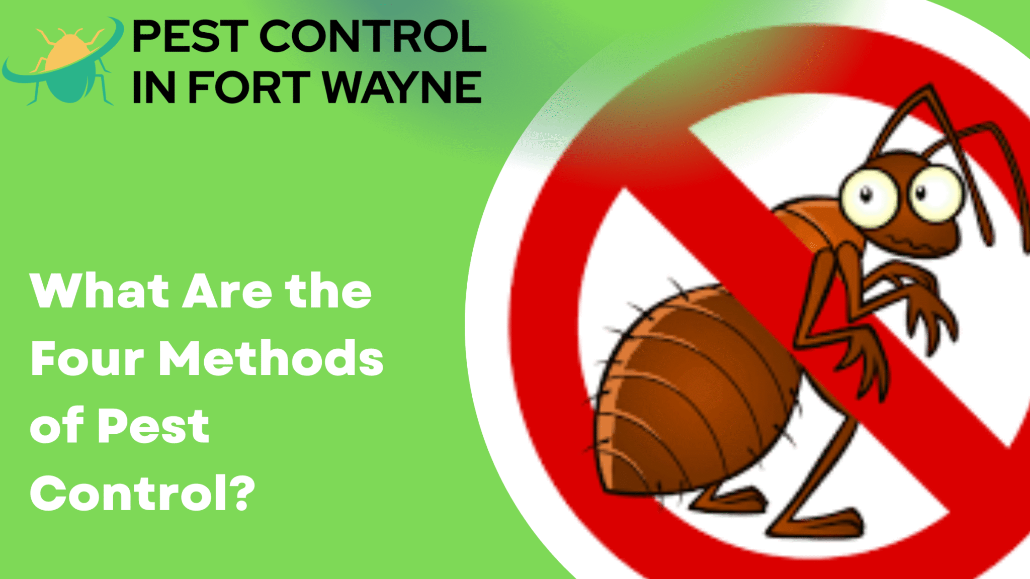 What Are the Four Methods of Pest Control? | Pest Control in Fort Wayne